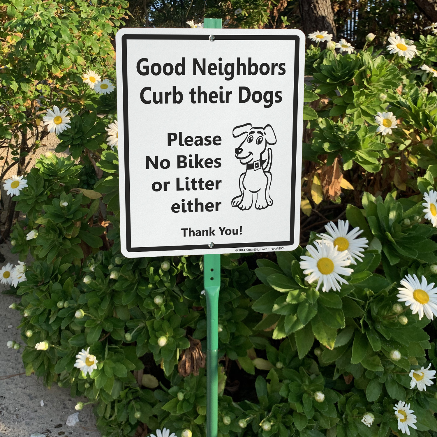 Good Neighbors Curb Their Dogs LawnBoss Sign & Stake Kit