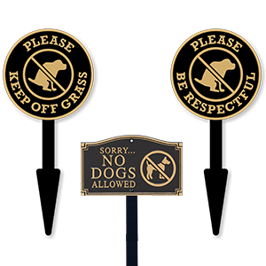 Humorous Dog Poop Signs - Funny Dog Poop Signs (from $5)