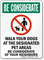 Designated Pet Area Signs | Dog Area Signs (from $5)